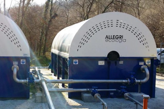 RBD biological disk rotors for biological oxidation treatment.